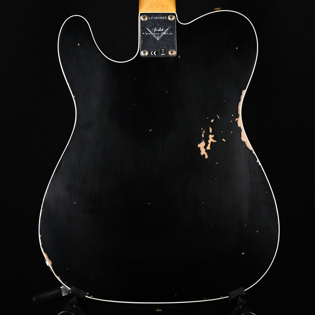 Fender Custom Shop P90 Telecaster Thinline w/ Bigsby, Relic- Aged Blac ...