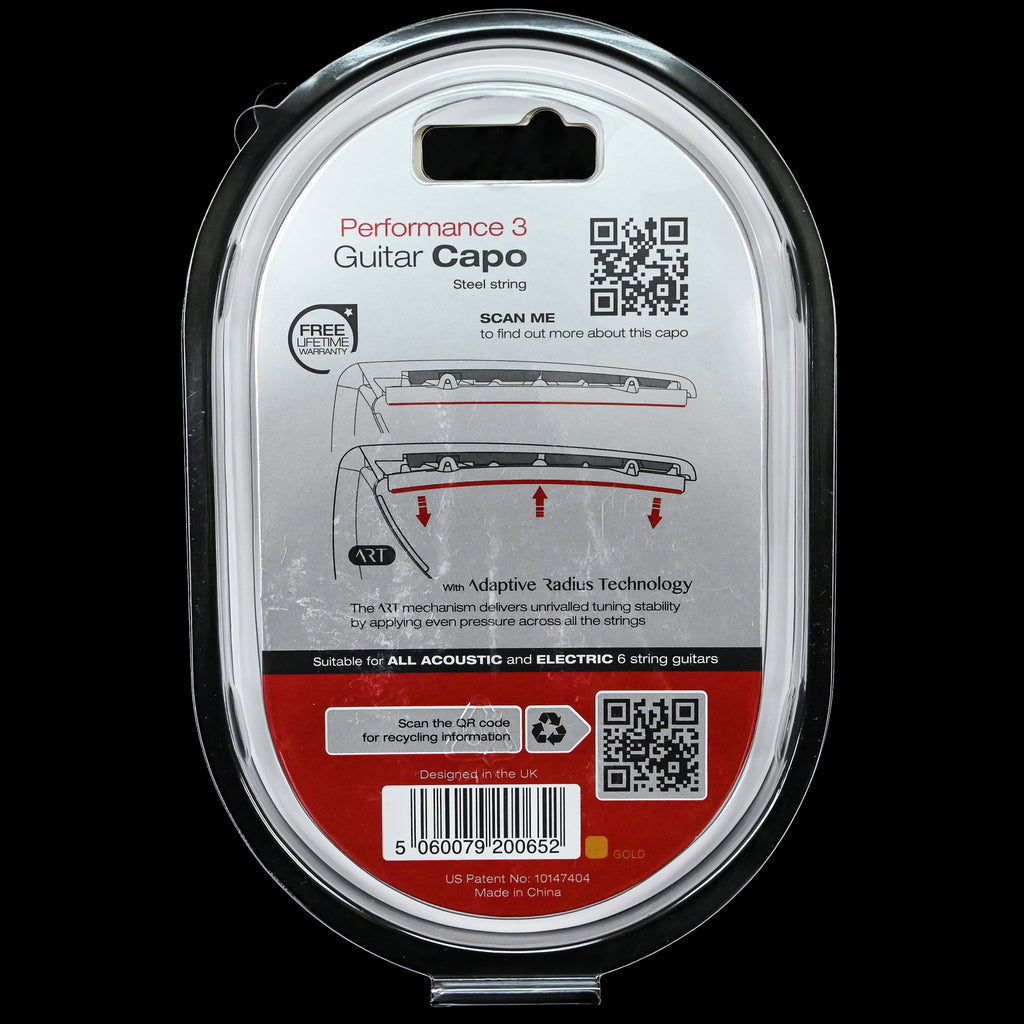 G7th Performance 3 (Steel String 18kt Gold Plate) 6 string, Unique Ten ...