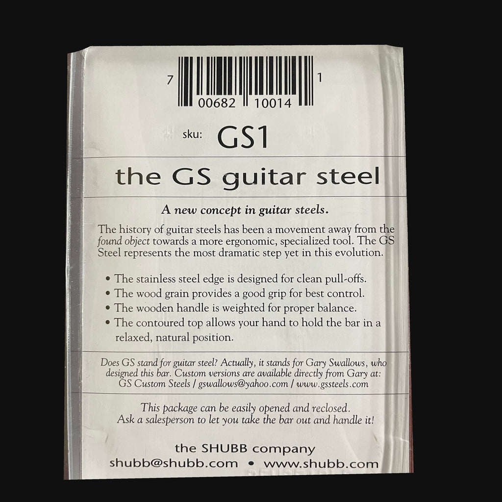 Shubb GS-1 Resophonic Steel Bar Slide | Miami-Guitars